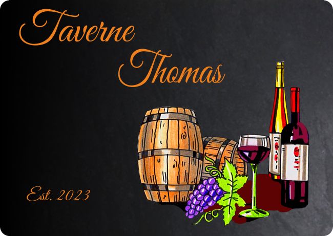 572526 Selbst weiter gestalten – Taverne Thomas Schild – Schilder ...