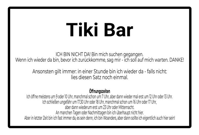 579939 Selbst weiter gestalten – Tiki Bar Schild – Schilder selbst ...