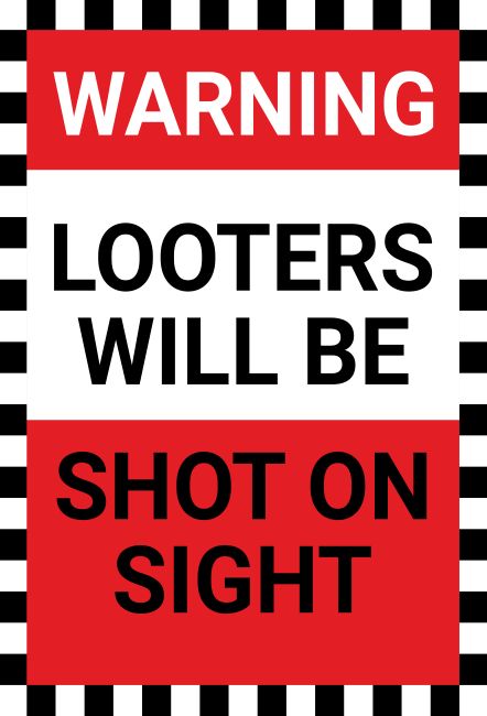 Hinweis Schild WARNING zum selbst weiter gestalten – Schilder selbst ...